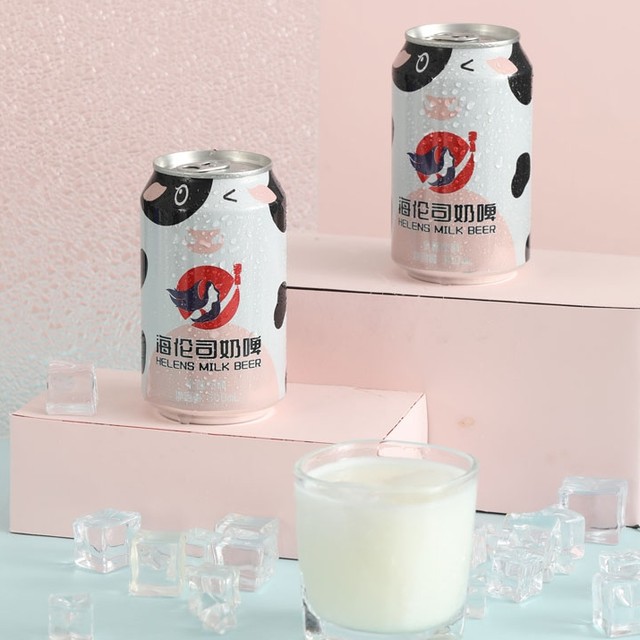 Helens Helens Milk Beer 300ml*12 cans milk-containing drinks summer ...