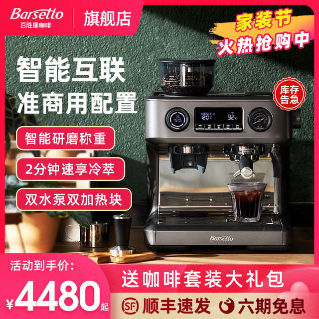 Barsetto V1AP cold brew coffee machine home commercial Italian grinding all in one