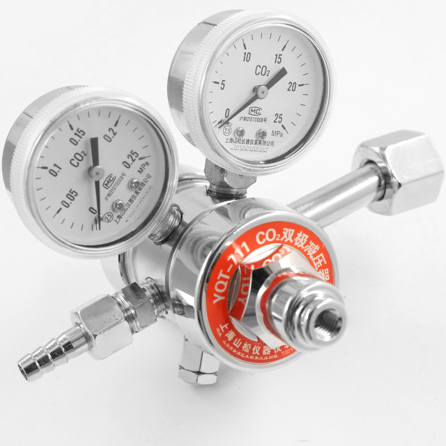 YQTS-711 carbon dioxide pressure reducing valve double-stage carbon ...