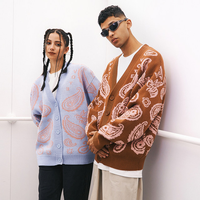 VOTE American hip-hop national trend cashew flower sweater trendy brand ...
