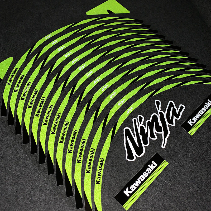 Suitable for Kawasaki Wheel Circle Removal Sticker Modification ...