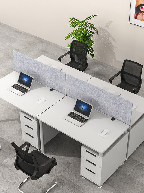 Yichao office desk bezel desk edge partition screen desk anti-fall ...