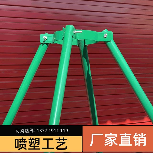 Galvanized steel pipe tree support frame holder garden windproof large ...