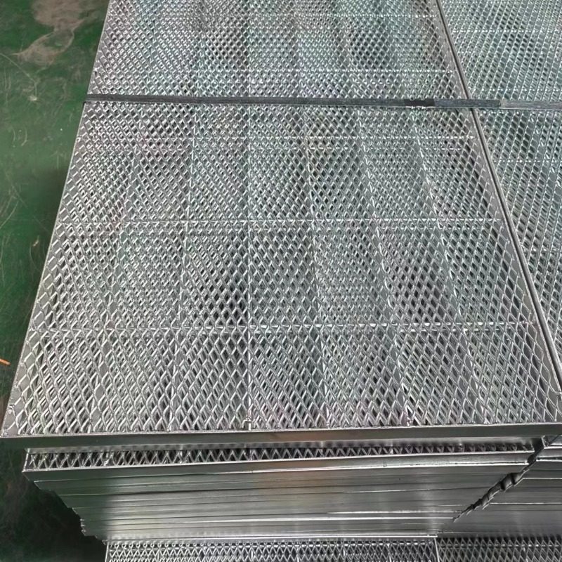Anti-Slip Steel Grating - Steel Mesh Stair Steps Foot Protection High ...