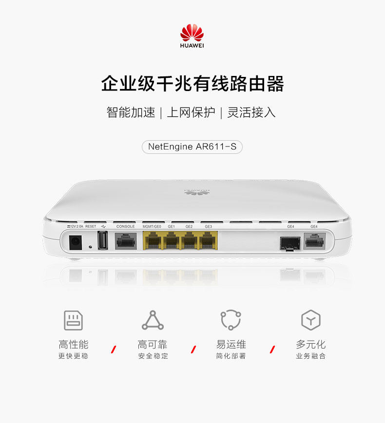 Huawei AR611-S Enterprise Router - Small Business & Home Use