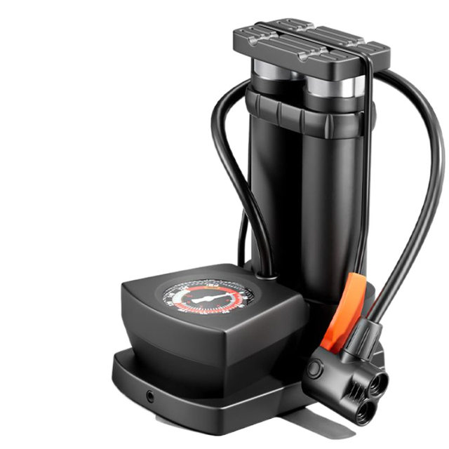 High-pressure foot pump for bicycles, cars, motorcycles, electric ...