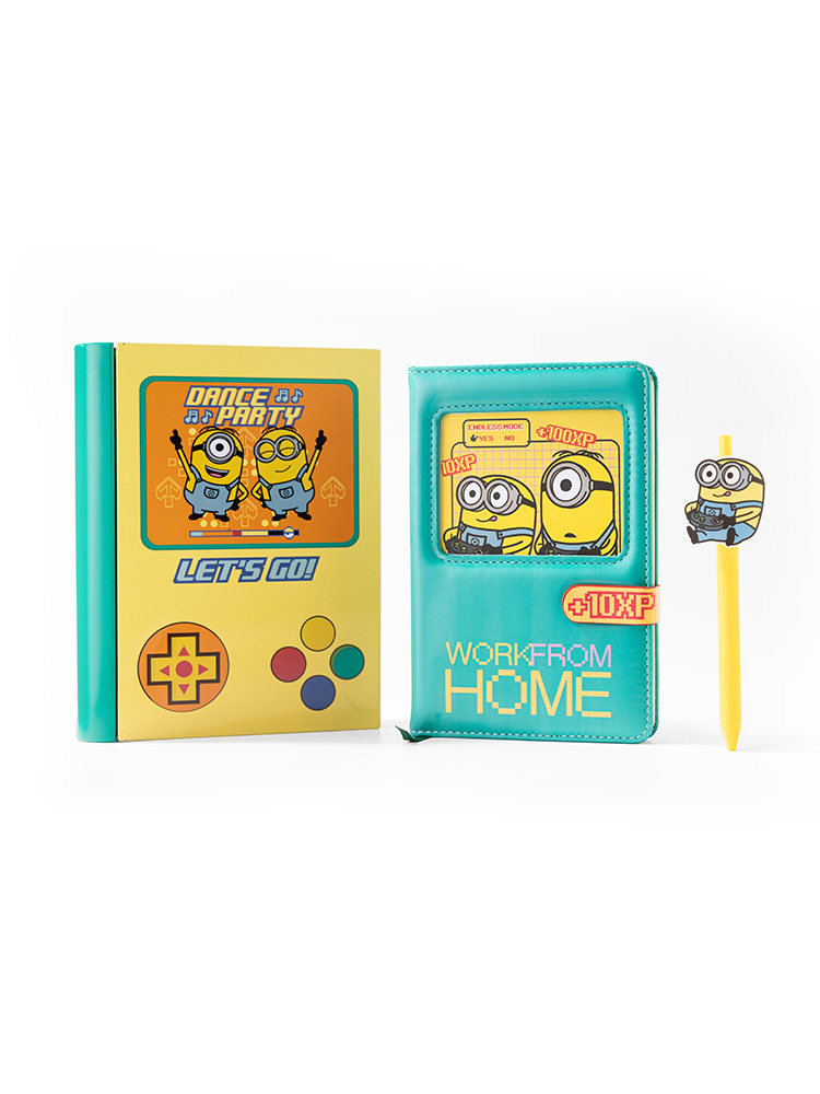 Minion Notebook Set - Iron Box with Ballpoint Pen