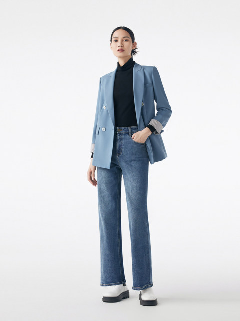 Laycy/Langzi 2023 Autumn and Winter new slim dual -deductive ...