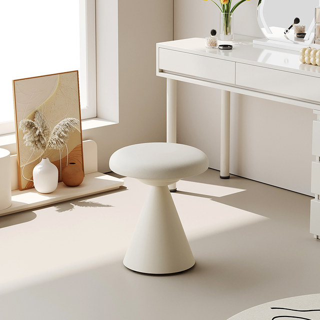 Creamy wind dressing stool bedroom household dressing table stool girls ...