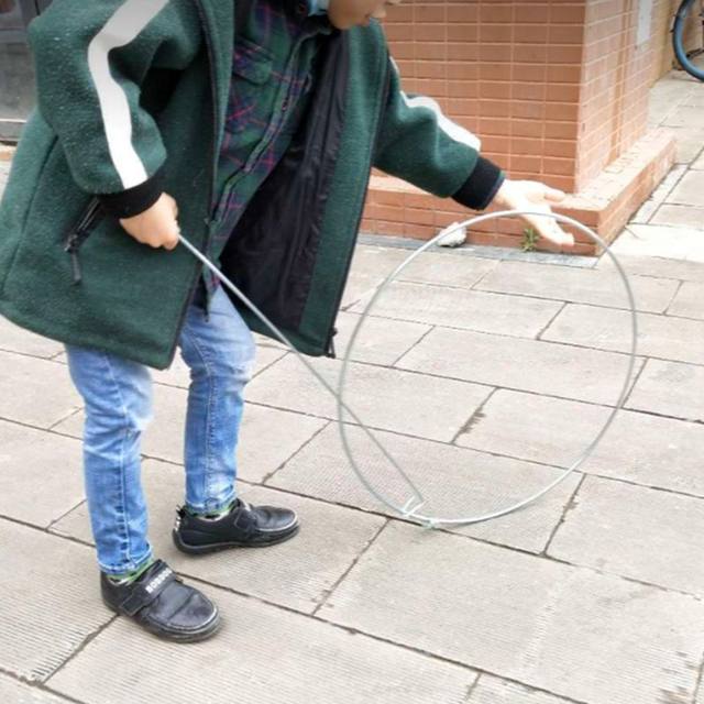 Rolling Ringhuan traditional nostalgic toy push iron ring iron circle ...