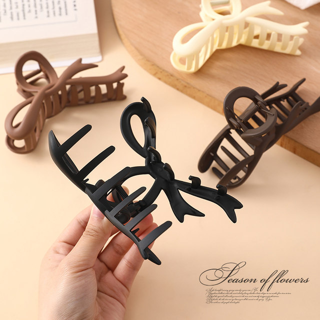 2024 new temperament matte high-end hairpin back of the head hairpin ...