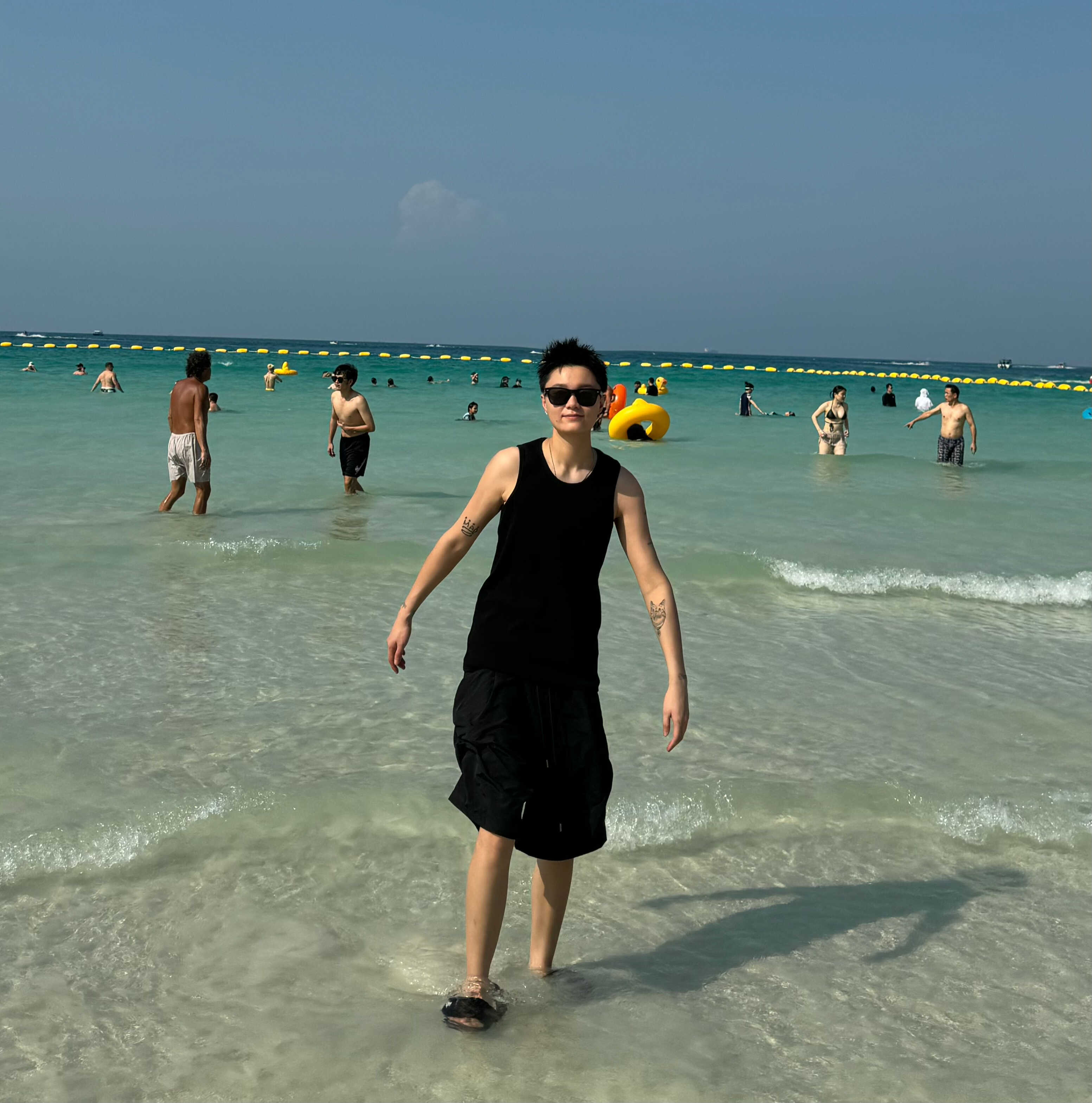 Ninjazz 24S/S 300G海岛棉粗坑条偏短叠穿基础舒适Cleanfit背心-淘宝网