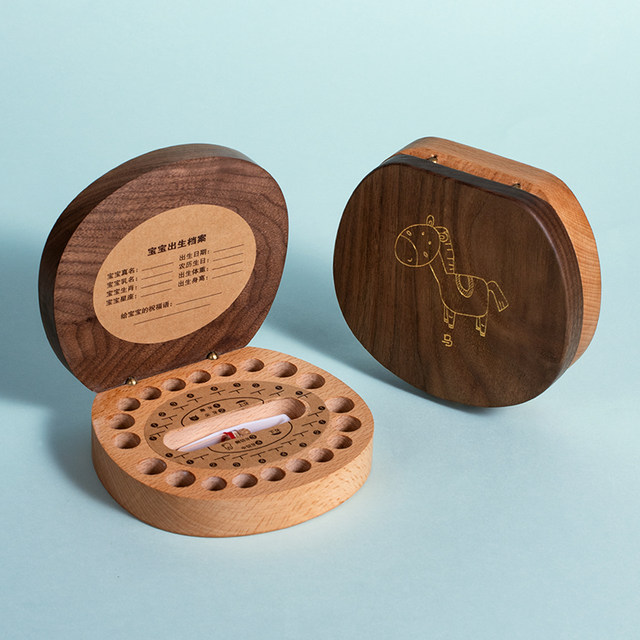Deciduous tooth memorial box for boys and girls, deciduous tooth box ...