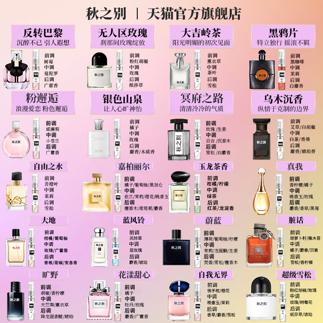 Perfume sample authentic big-name flagship store no man's land rose ...