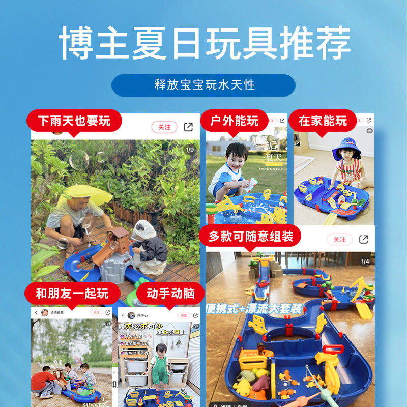 Meja Bermain Air Aquaplay - Mainan Pantai & Kolam Renang Anak-anak