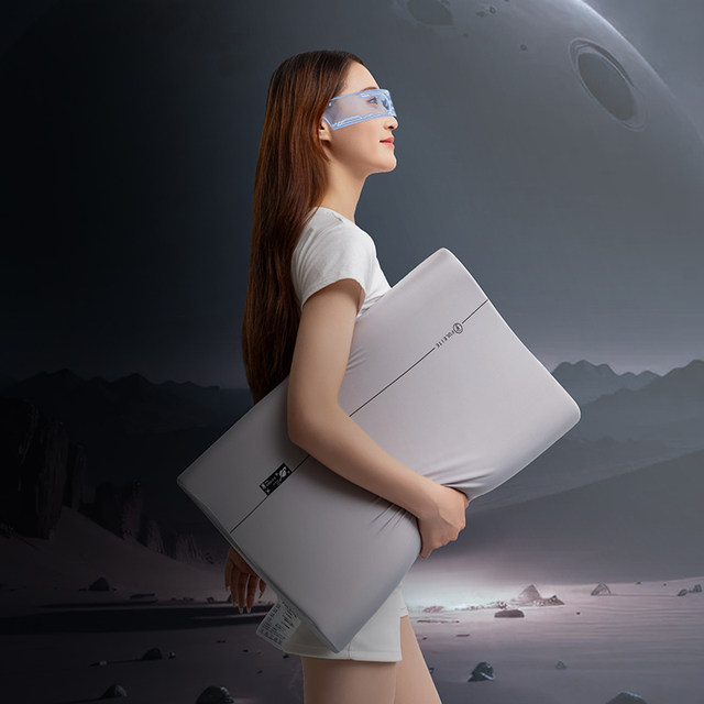 Class A Space Deep Sleep Memory Pillow Pro Double Core Neck Pillow Side ...