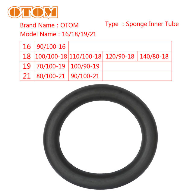 OTOM off-road motorcycle sponge inner tube, inflation-free, explosion ...