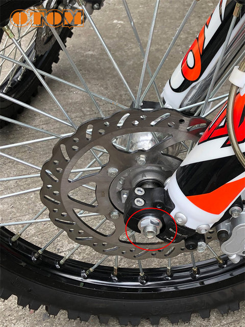 Suitable for CRFYZFWRKXF off-road motorcycle front and rear axle nut ...