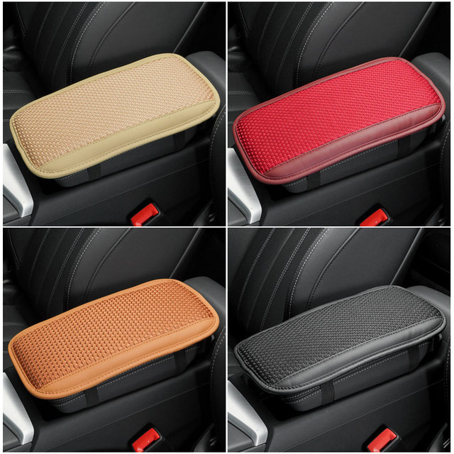 Car universal armrest box cover heightening pad armrest box pad armrest ...