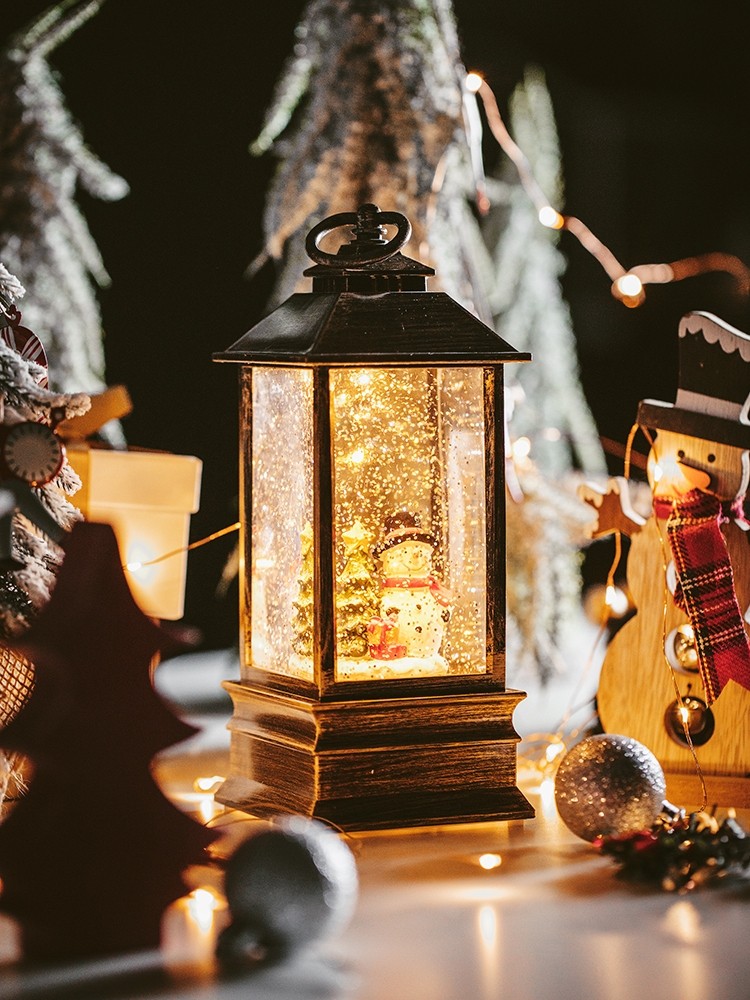Anchen Shellfish Electronic Music Box - Rotating Snowflakes, Crystal ...