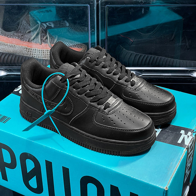 Air Force. No. 1 Black Warrior men's shoes autumn Putian AF1 low-top ...