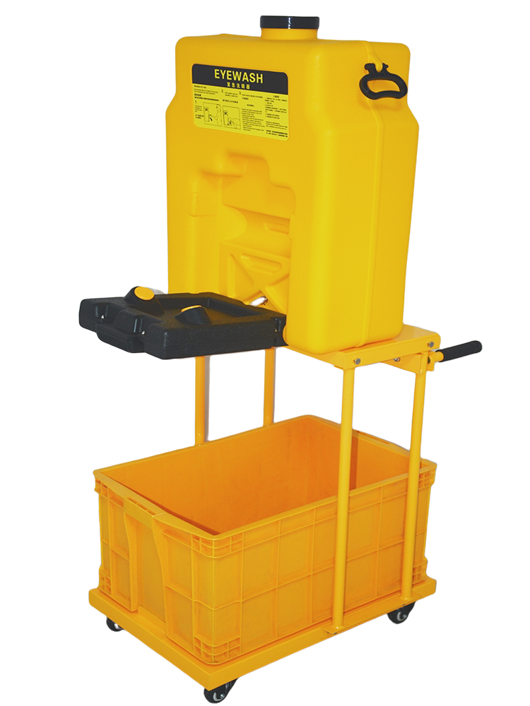 Portable Mobile Eyewash Device - Emergency Wall-Mounted Trolley Type ...