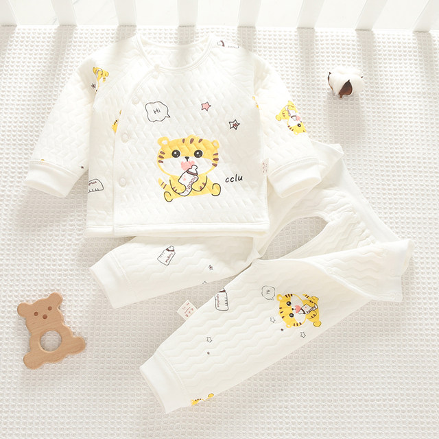 Baby thermal clothing set underwear, autumn and winter clothes, quilted ...