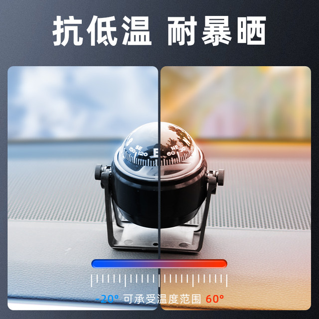 Car and marine compass Car and marine magnetic compass Navigation guide ...