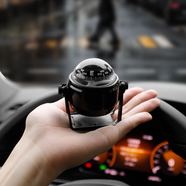Car and marine compass Car and marine magnetic compass Navigation guide ...