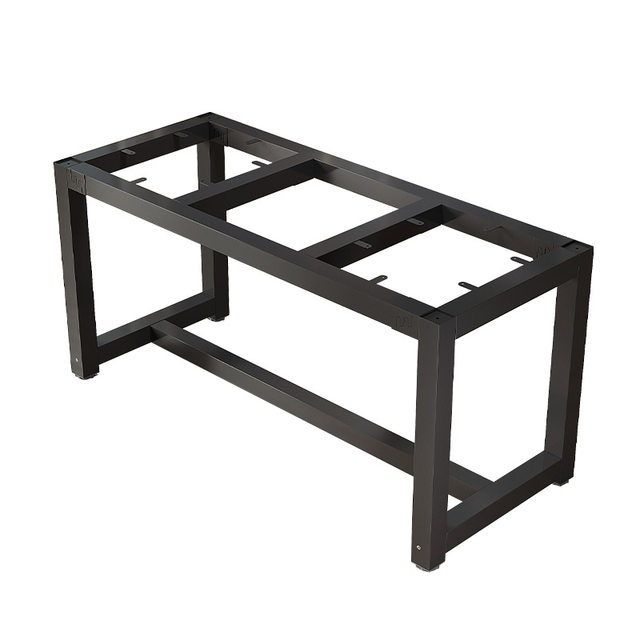 Iron table leg bracket home desk support frame rock plate coffee table ...