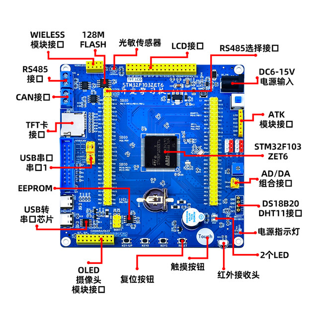 Compatible with the punctual atom elite version STM32F103ZET6 development board ARM embedded ...