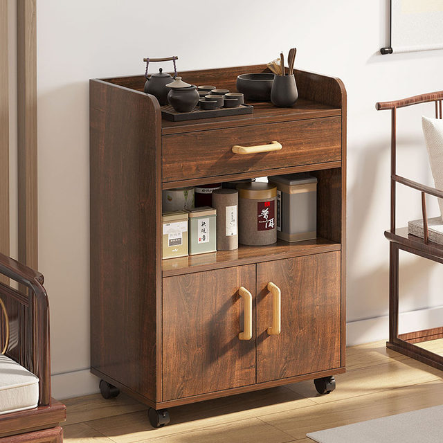 Tea cabinet office tea cabinet storage rack home dining side cabinet ...