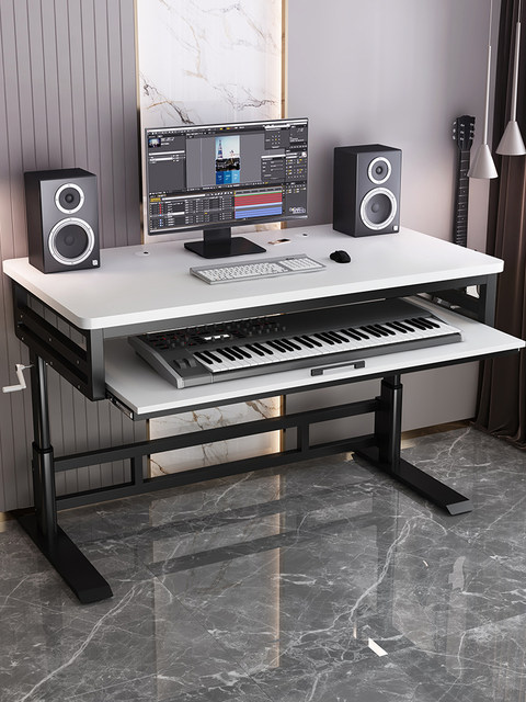 Elevating arranger workbench electronic piano table midi keyboard music ...