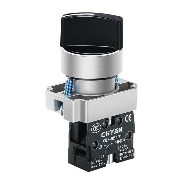 XB2 rotary button switch knob BD21/33/53 selects and converts the third ...