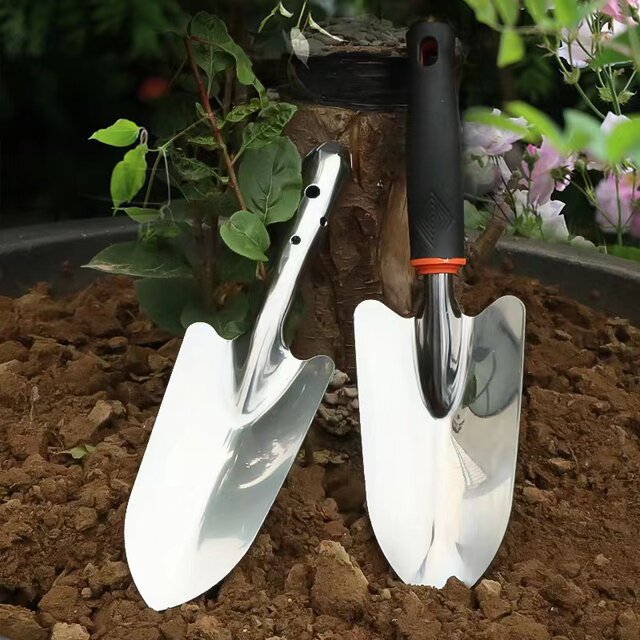Stainless steel shovel thickened shovel household vegetable cultivation ...