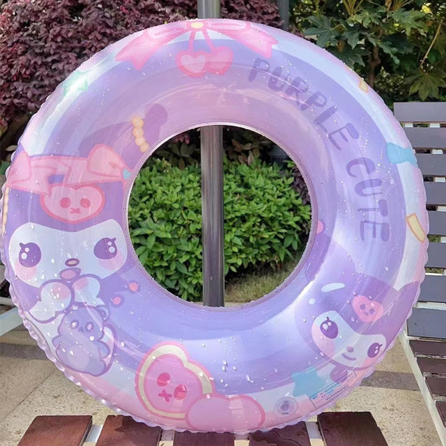 Cute swimming ring, thickened swimming ring, children's lifebuoy ...