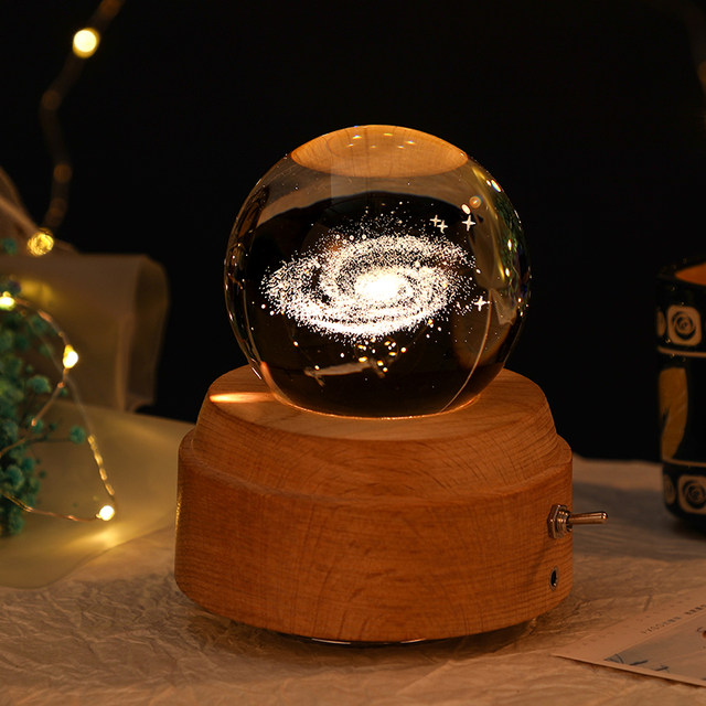 Crystal Ball Music Box Sky City Music Box for Girlfriends, Boys, Girls ...