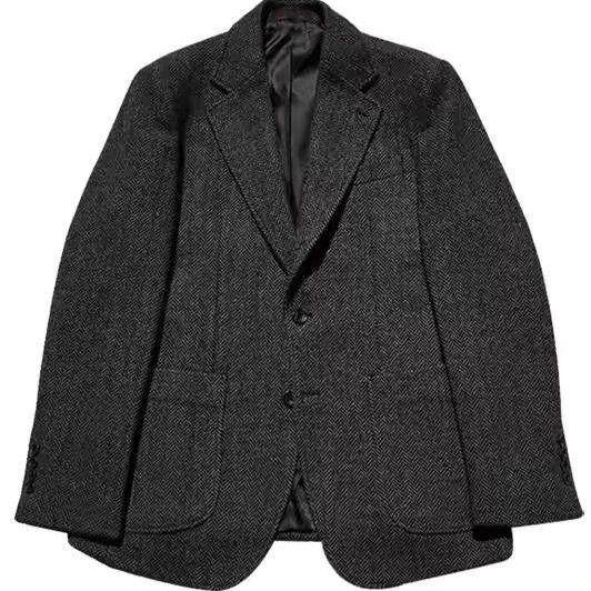 Men's big size suit jacket autumn and winter British retro wool human ...