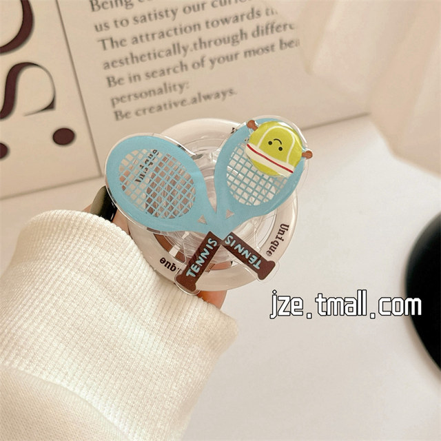 Ins style double shot Jellycat pink badminton tennis table tennis ...