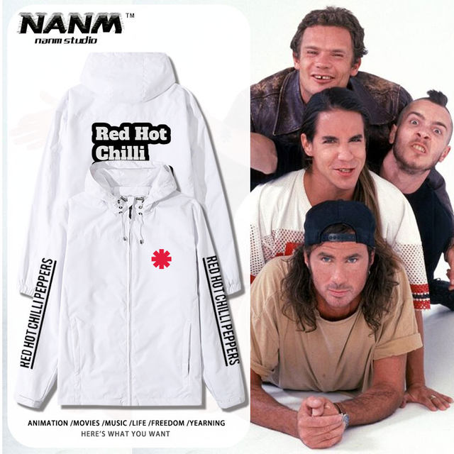 Redhotchillipeppers Red Hot Chili Peppers Rock Band Hooded Jacket Men's ...