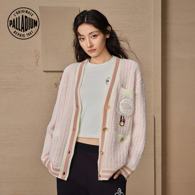 PALLADIUM Paladin sweater V-neck loose fashion versatile long-sleeved ...