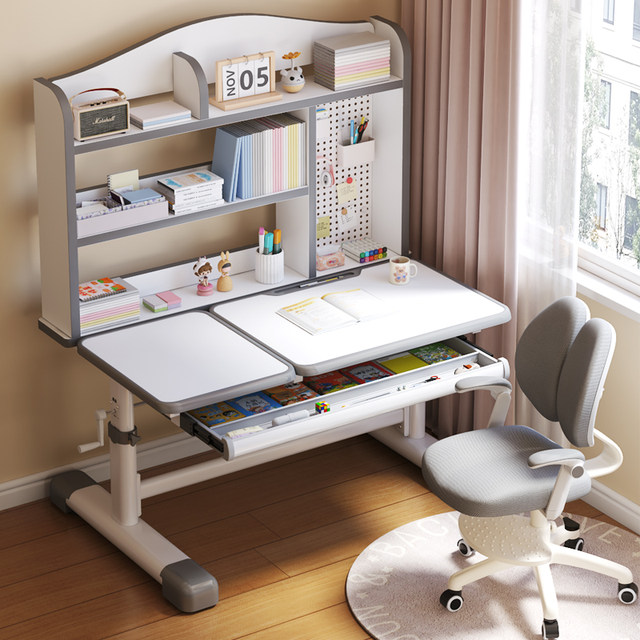 Children's study table, primary school students' home simple student ...