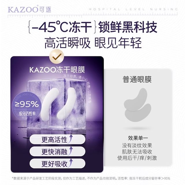 1 set of freeze-dried eye mask patches (1 pair of freeze-dried + 1 pair ...