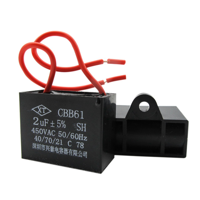 CBB61 electric fan capacitor 0.8/1.2/1.5/2.7/3.5/4/6uf ceiling fan ...