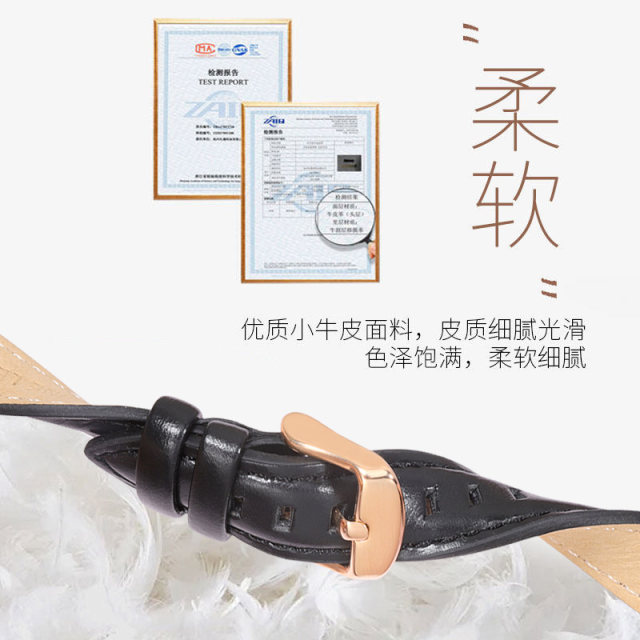 Adapted DW leather watch with original male and female universal DW ...