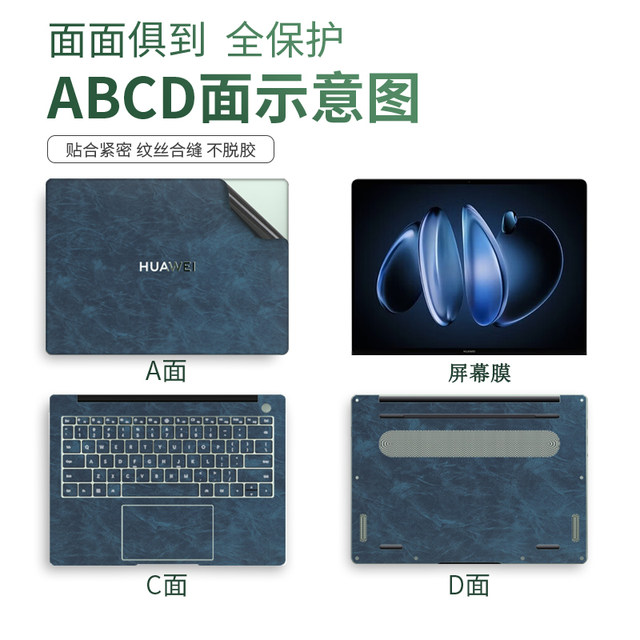 Suitable for 2024 Huawei MateBook GT14 leather protective film D16 ...