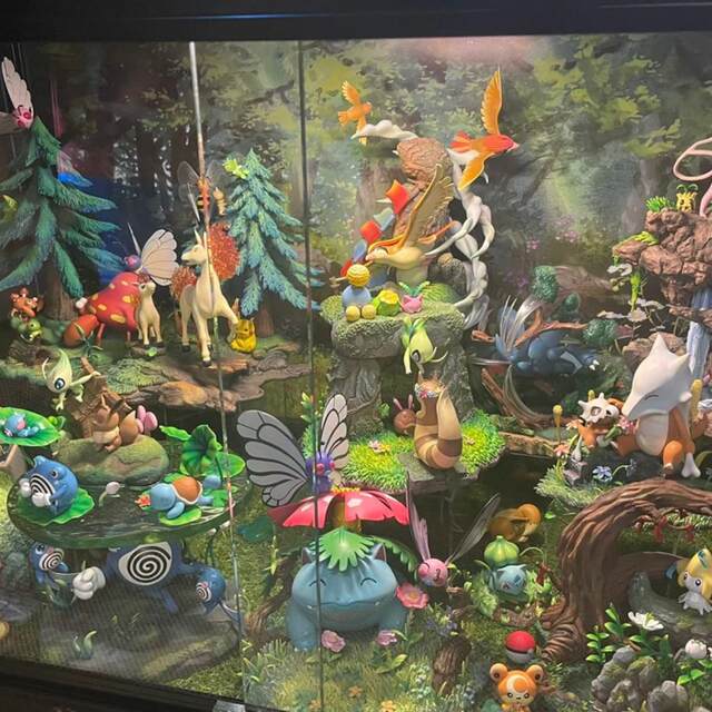 PCC Bad Frog Pokémon Figure Pokémon Model Poison Skull Frog Pokémon Toy ...
