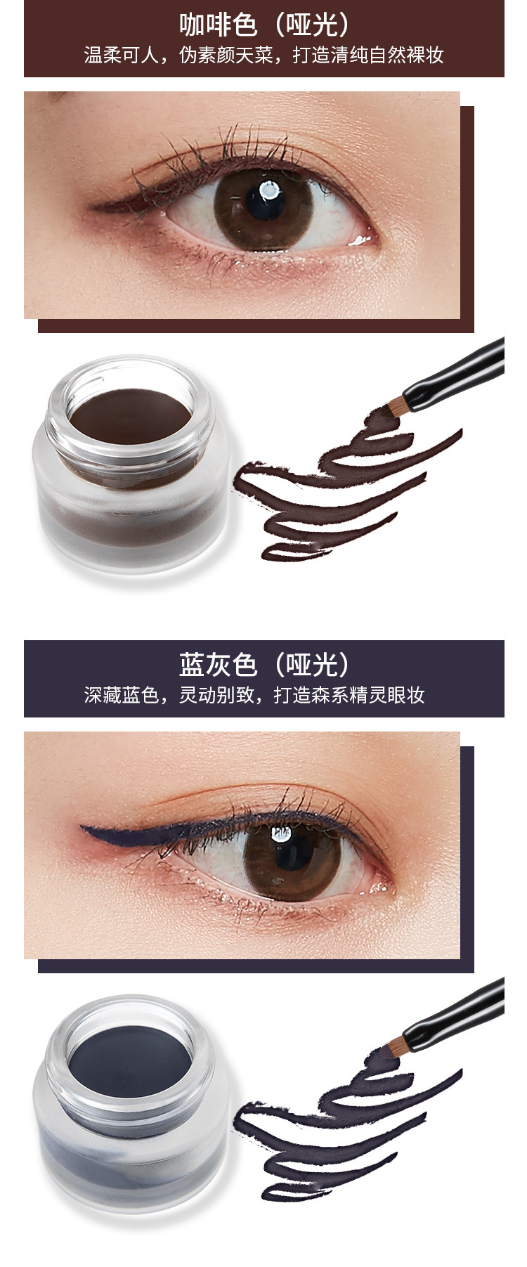 Solone Huayang Xingcan Eyeliner Brush - Quick-Drying Makeup Artist ...
