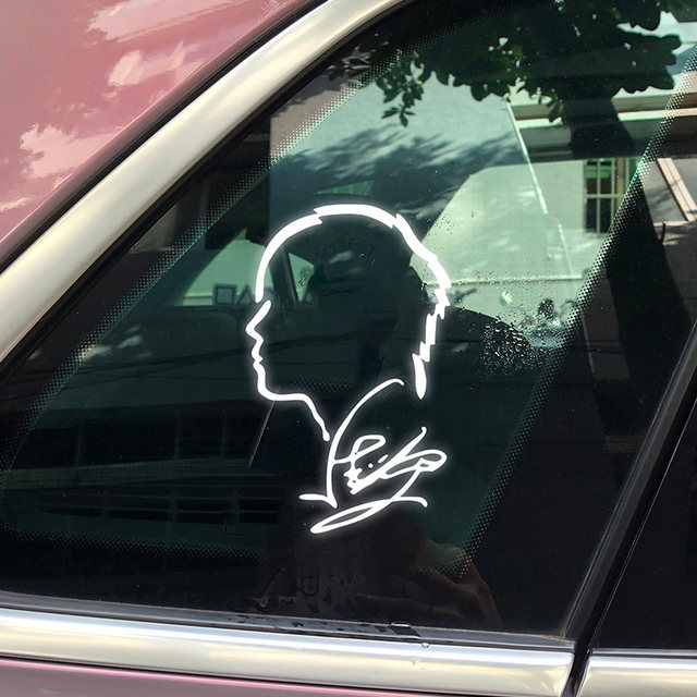 Jay Chou lyrics car stickers all the way to the north Daoxiang sunroof ...