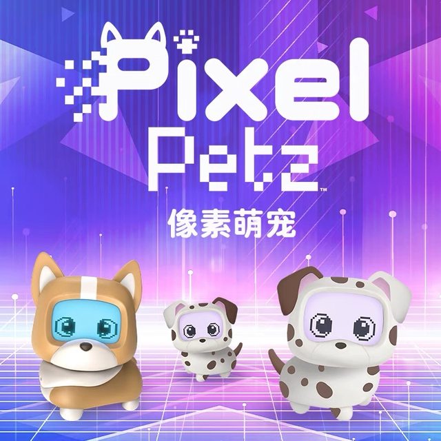Pixel Petz Pixel Cute Dalmatian Corgi Digital Interactive Electronic ...